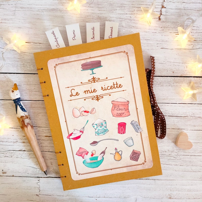 Handmade Recipe Book - Etsy