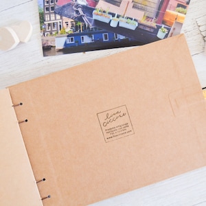 Custom Photo Album With Your Name, Hand Painted Cover, 8.5"x 6.1" - Etsy