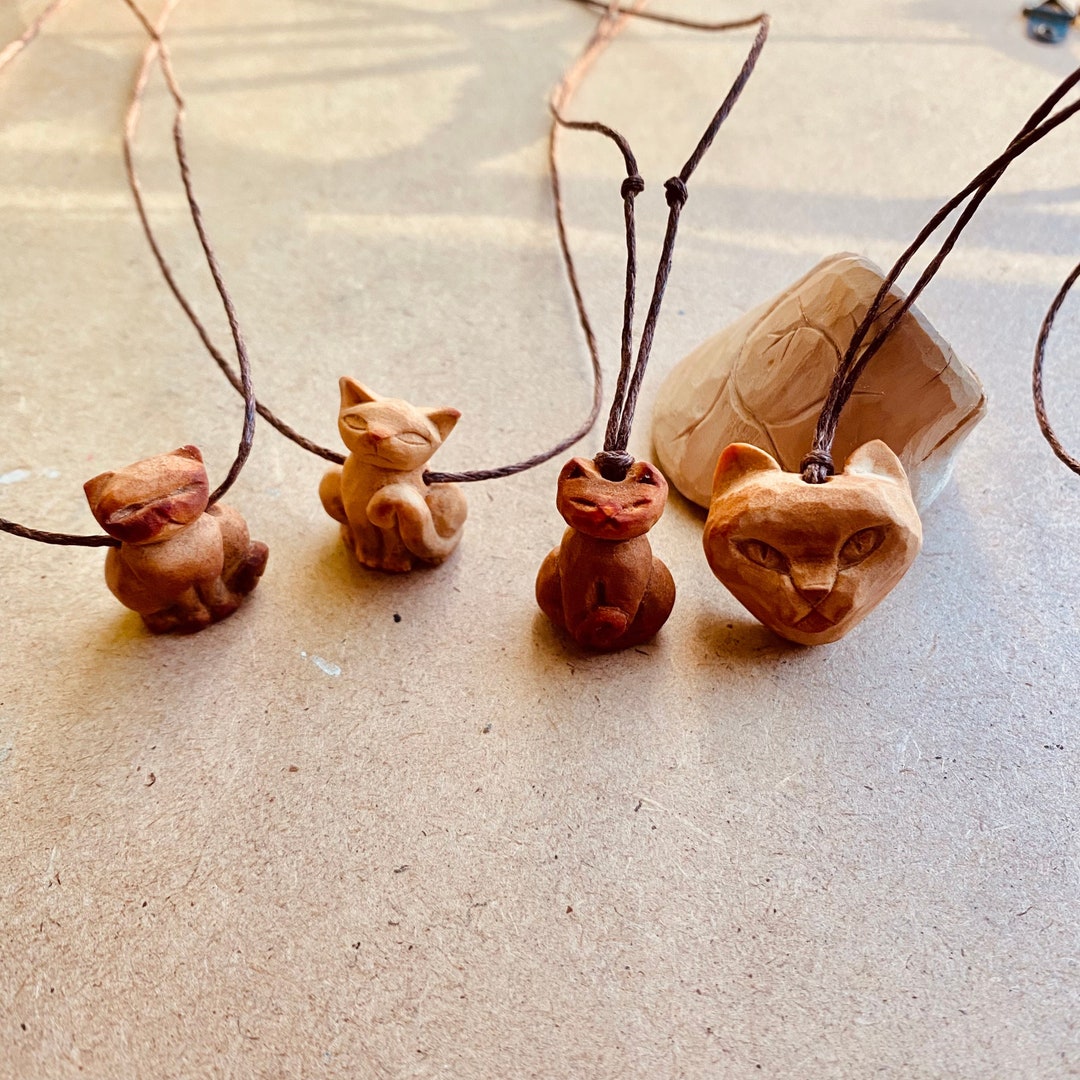 Handcarved Avocado Pit Cat. Unique and Beautiful :) Avocato. Cat ...