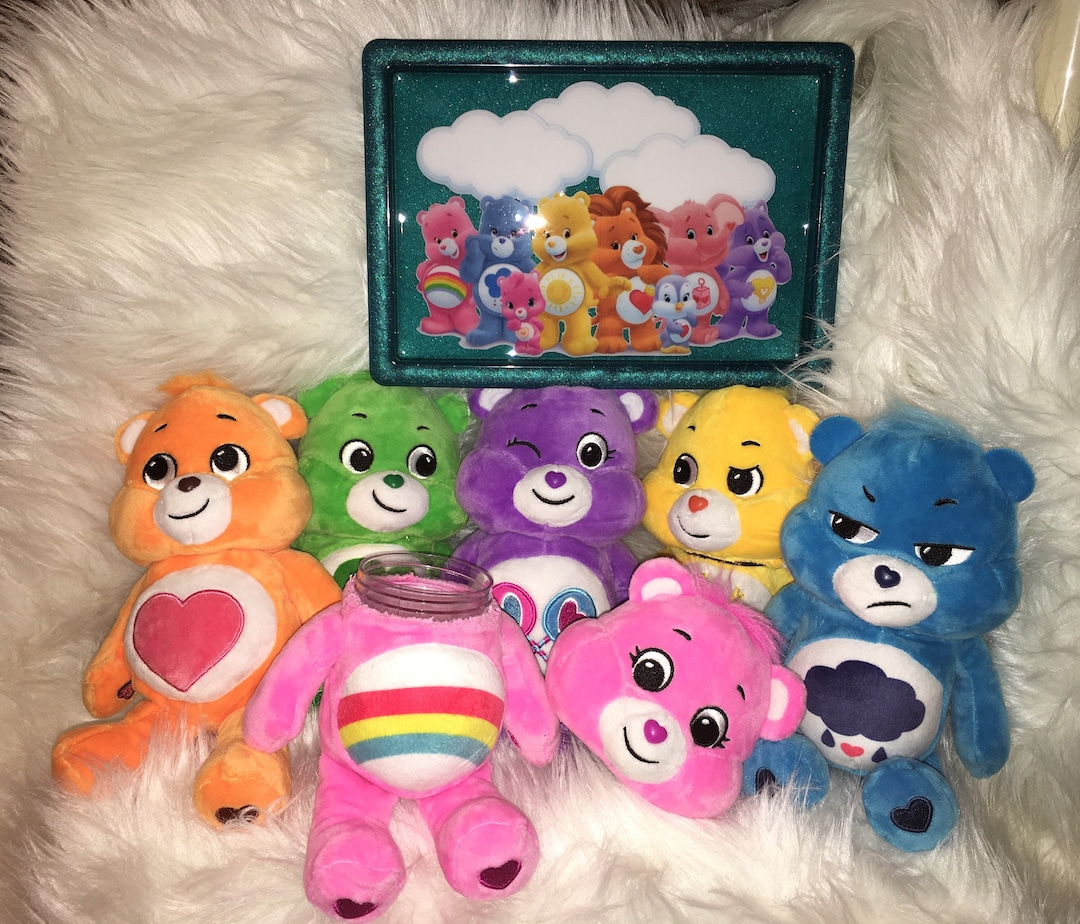 Care Bear Stash Jar and Tray Set - Etsy