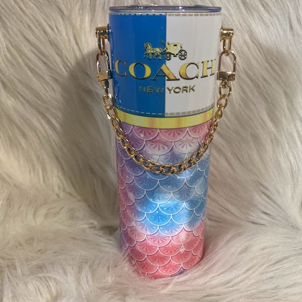 Tumbler With Chain - Etsy