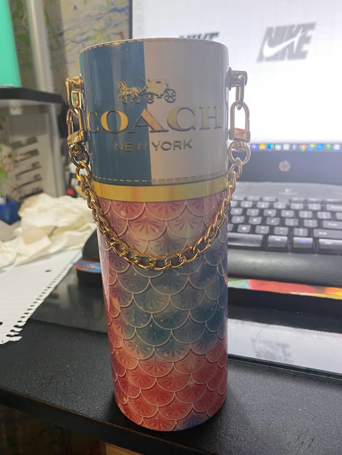 Tumbler With Chain. - Etsy