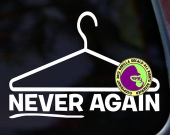 Never Again Sticker - Etsy