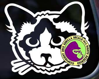 Ragdoll Cat Car Decal - Etsy