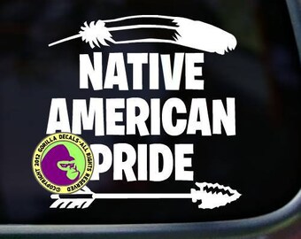 Native American Bumper Sticker - Etsy