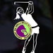 Golfer Female Golf Player Womens Vinyl Decal Sticker - Etsy