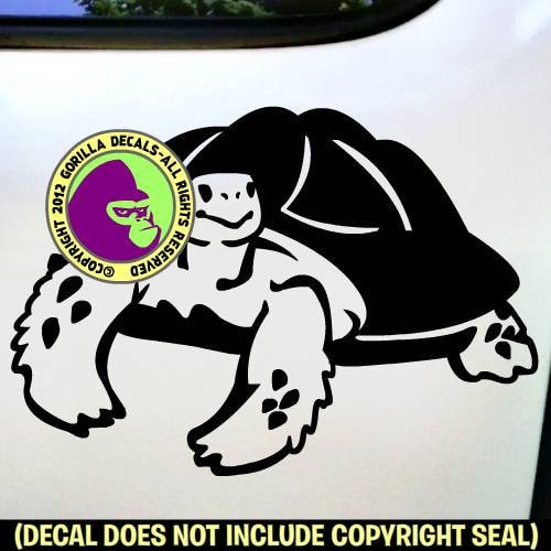 Tortoise Pet Desert Reptile Vinyl Decal Sticker | Etsy