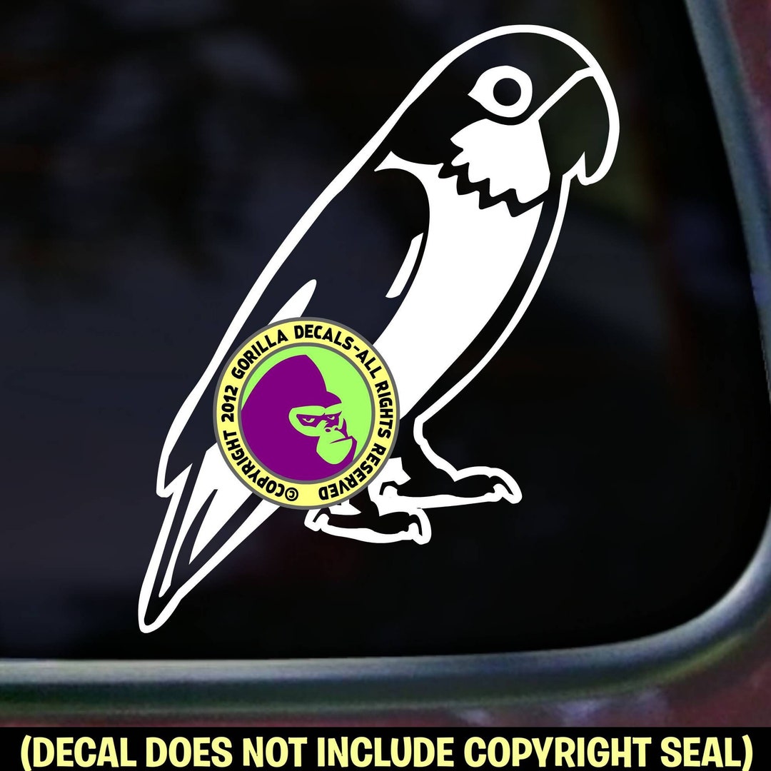 Lovebird Bird Pet Parrot Vinyl Decal Sticker - Etsy
