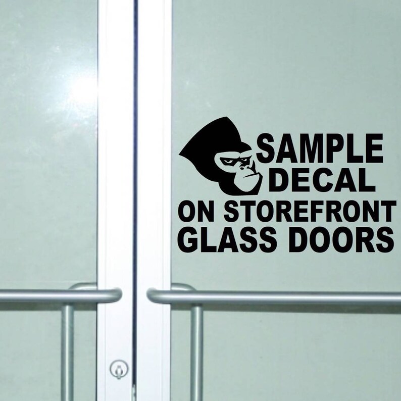 ENTER EXIT Front Door Retail Commercial Sign Vinyl Decal - Etsy