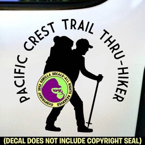 PACIFIC CREST Trail Thru Hiker - Love PCT Hike Vinyl Decal Sticker - Etsy