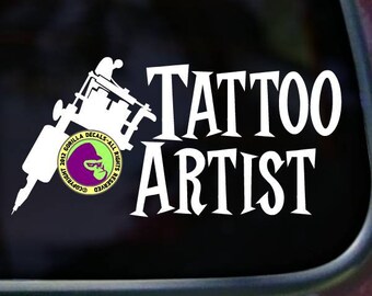 Tattoo Machine Decal - Etsy