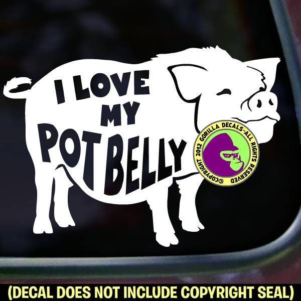 Pig Sticker Decal - Etsy