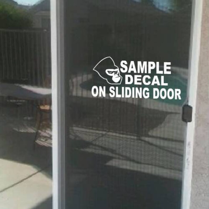 ENTER EXIT Front Door Retail Commercial Sign Vinyl Decal - Etsy