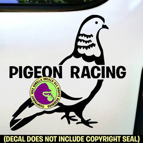 PIGEON RACING Keeper Bird Homing Pigeons Breed Vinyl Decal | Etsy
