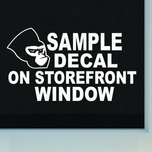 WAXING - Wax Hair Removal Salon Spa Storefront Front Door Window Vinyl ...