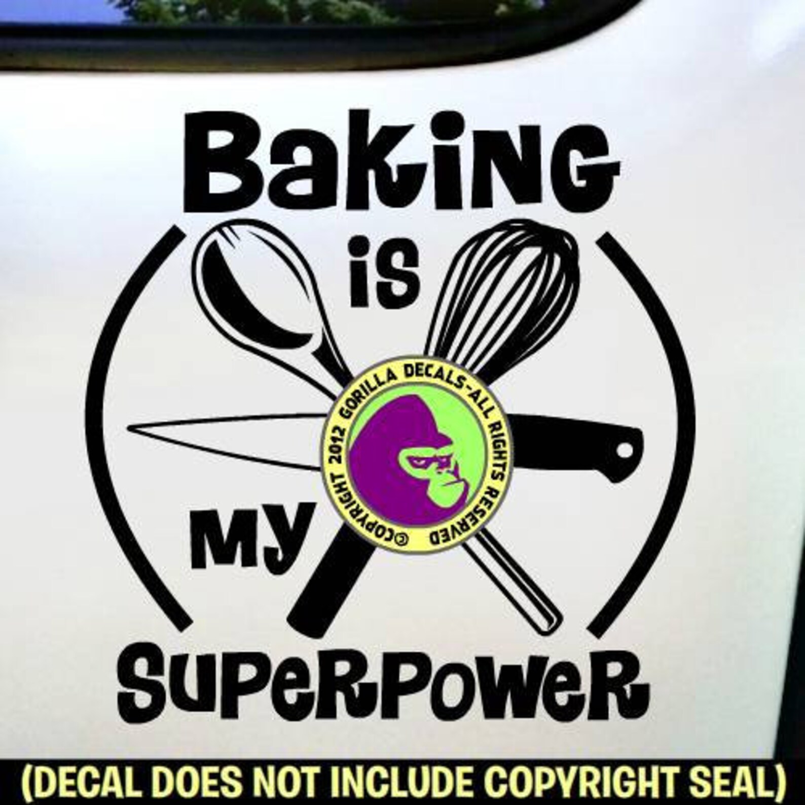 BAKING is My SUPERPOWER Vinyl Decal Sticker Funny Baker Cook | Etsy