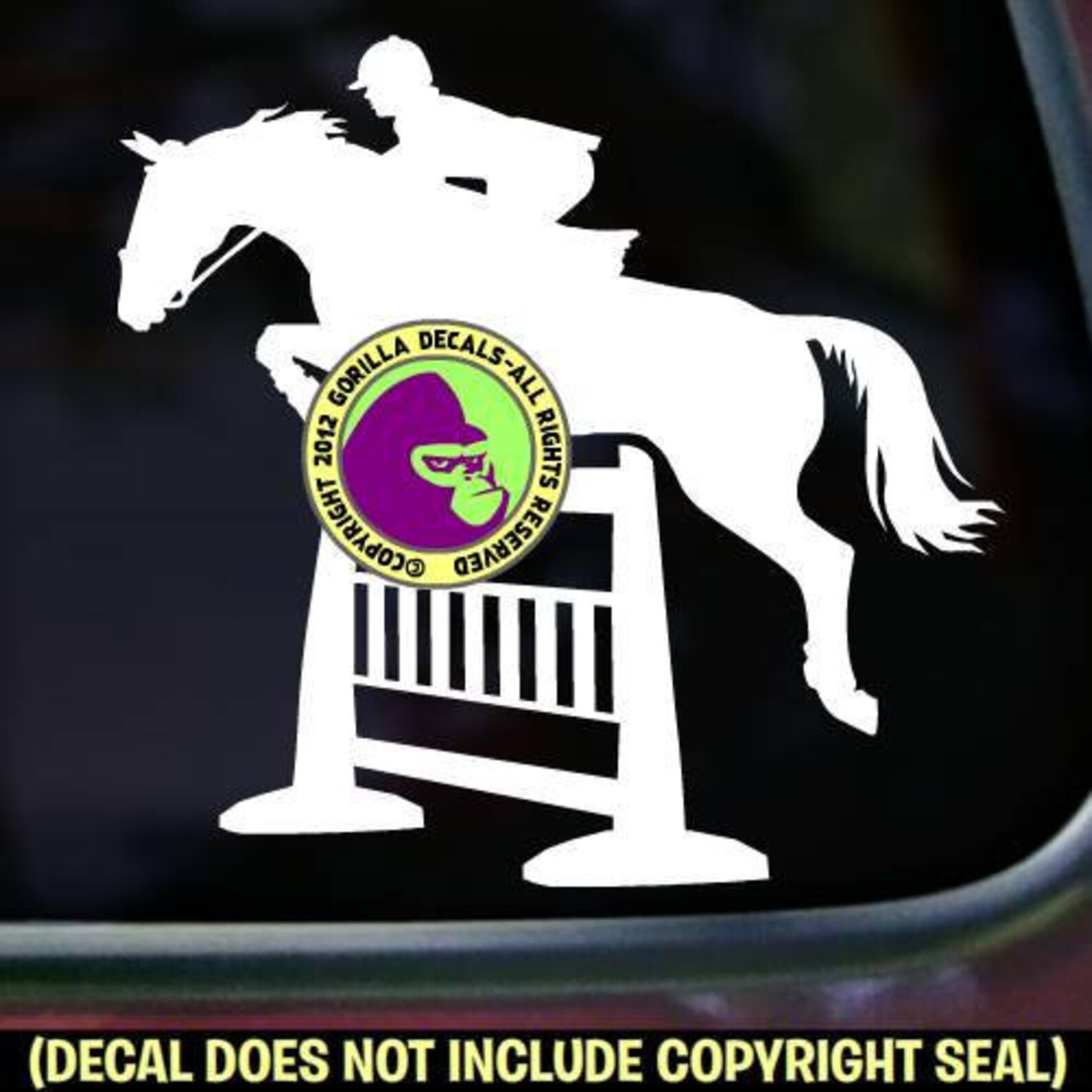 Hunter Jumper Horse Rider Love Jumping Vinyl Decal Sticker | Etsy