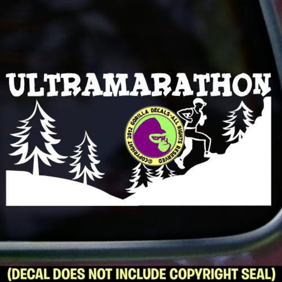 ULTRAMARATHON Ultra Runner Marathon Vinyl Decal Sticker Sign - Etsy