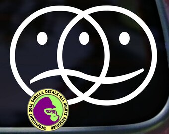 Bipolar Disorder Depression Temporary Tattoo Sticker set of 2 - Etsy