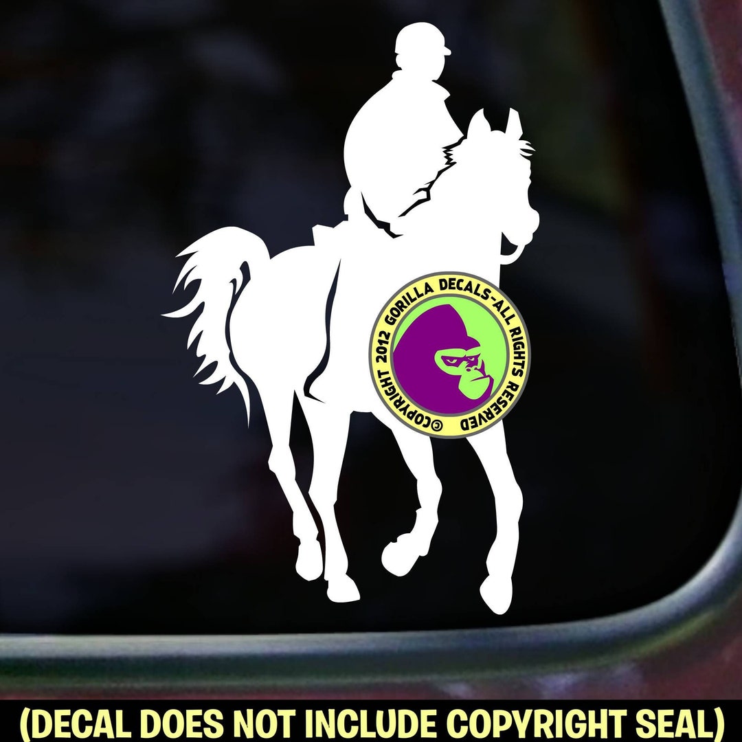 Endurance Rider Riding Horse Rider Distance Ride Vinyl Decal Sticker - Etsy