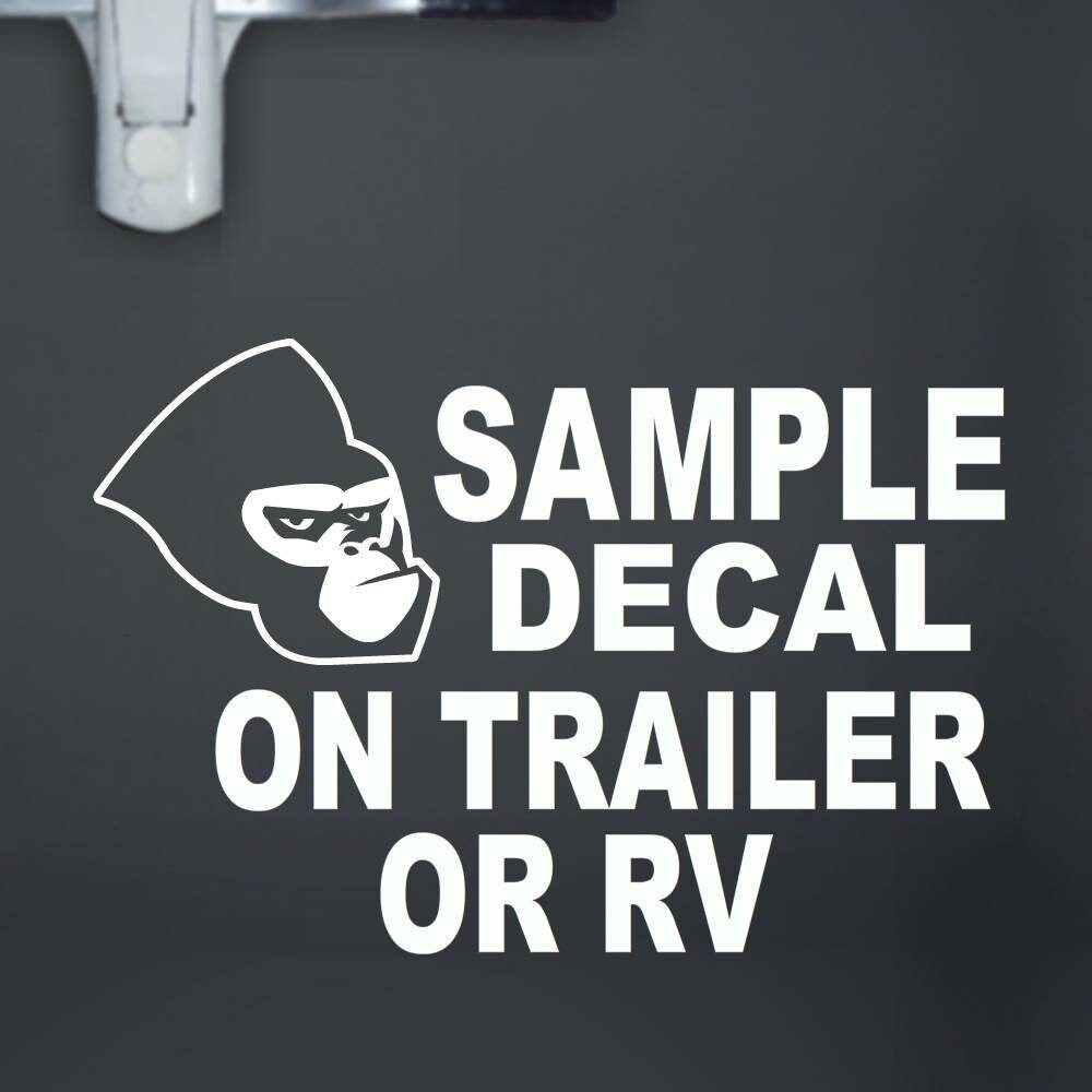 Vehicle Makes WIDE TURNS RV Trailer Caution Sign Vinyl Decal | Etsy