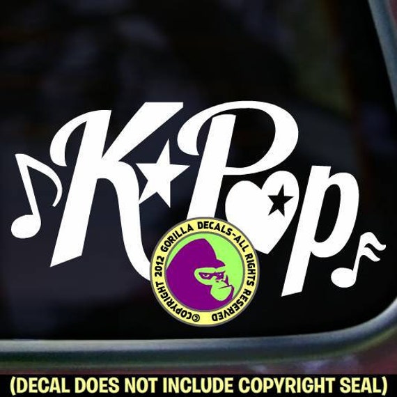 K-pop Korean K Pop Music Band Vinyl Decal Sticker | Etsy