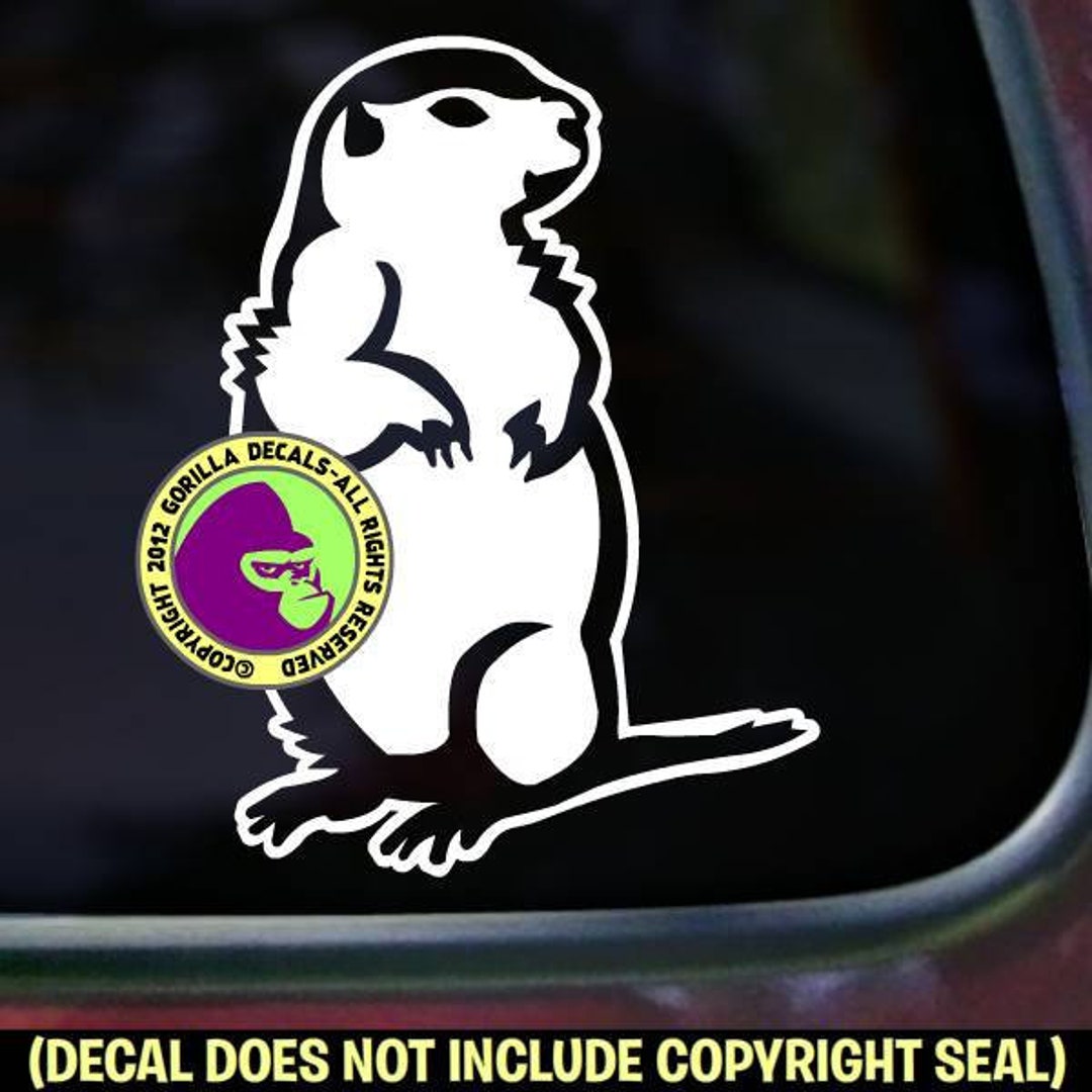 Prairie Dog Pet Vinyl Decal Sticker - Etsy