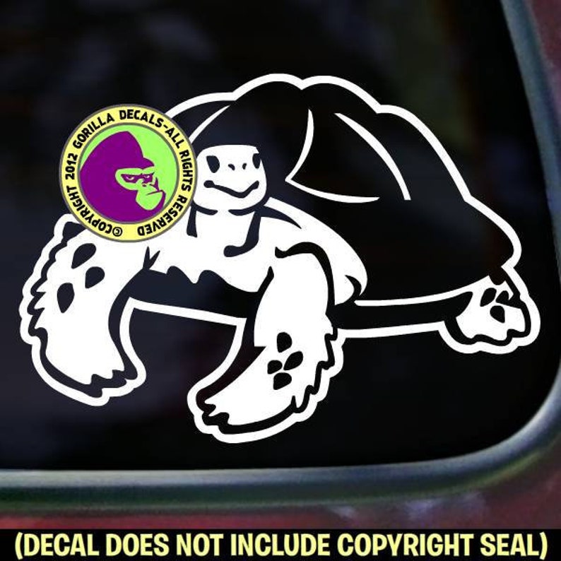 Tortoise Pet Desert Reptile Vinyl Decal Sticker - Etsy