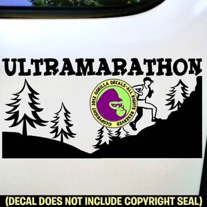ULTRAMARATHON Ultra Runner Marathon Vinyl Decal Sticker Sign - Etsy
