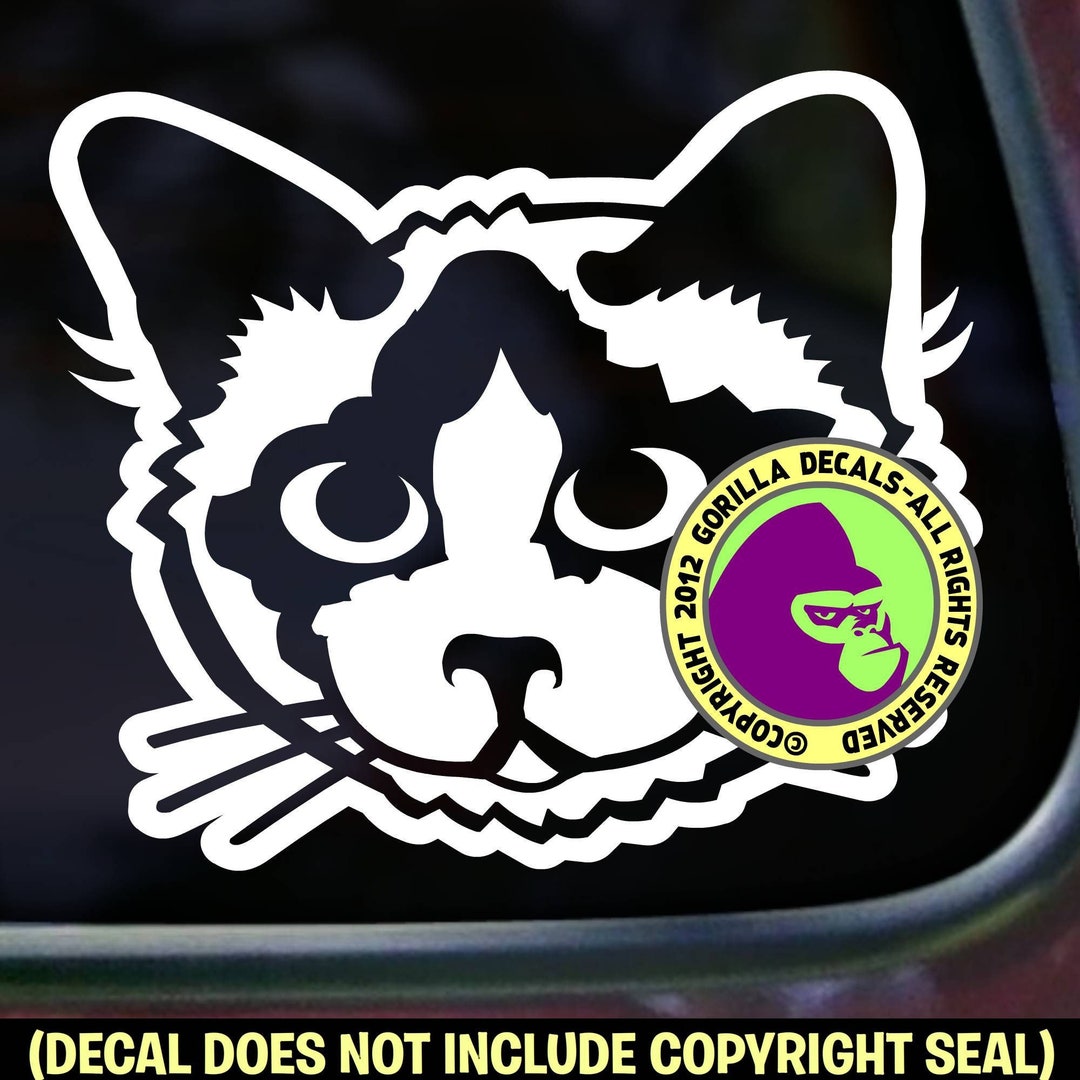 Ragdoll Cat Breed Car Window Sign Vinyl Decal Sticker - Etsy