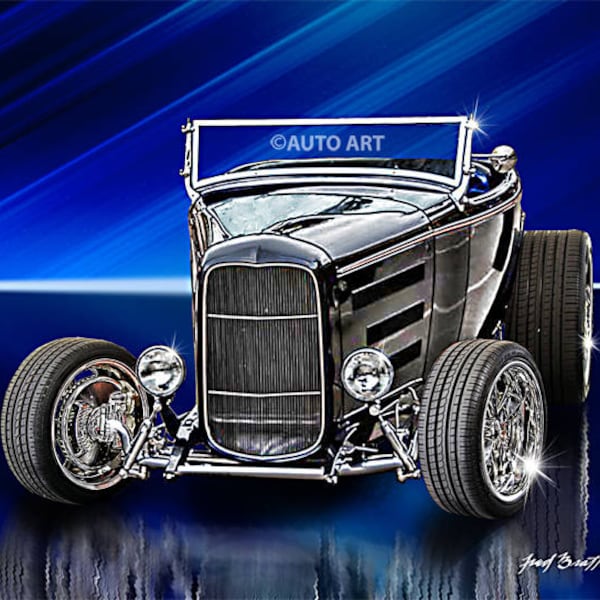 Hot Rod Art - Etsy
