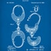 Hand Cuffs Patent Hand Cuffs Poster Hand Cuffs Print Hand - Etsy