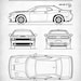 Dodge Challenger Hellcat Blueprint Arte automático Impresión - Etsy España