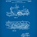 Patent Print Snowmobile Patent 1969 Wall Decor Ski Lodge - Etsy