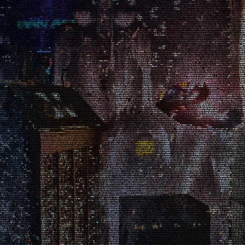 Blade Runner Geisha Screenplay Movie Poster Giclee Art | Etsy UK