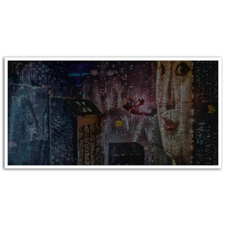 Blade Runner Geisha Screenplay Movie Poster Giclee Art - Etsy