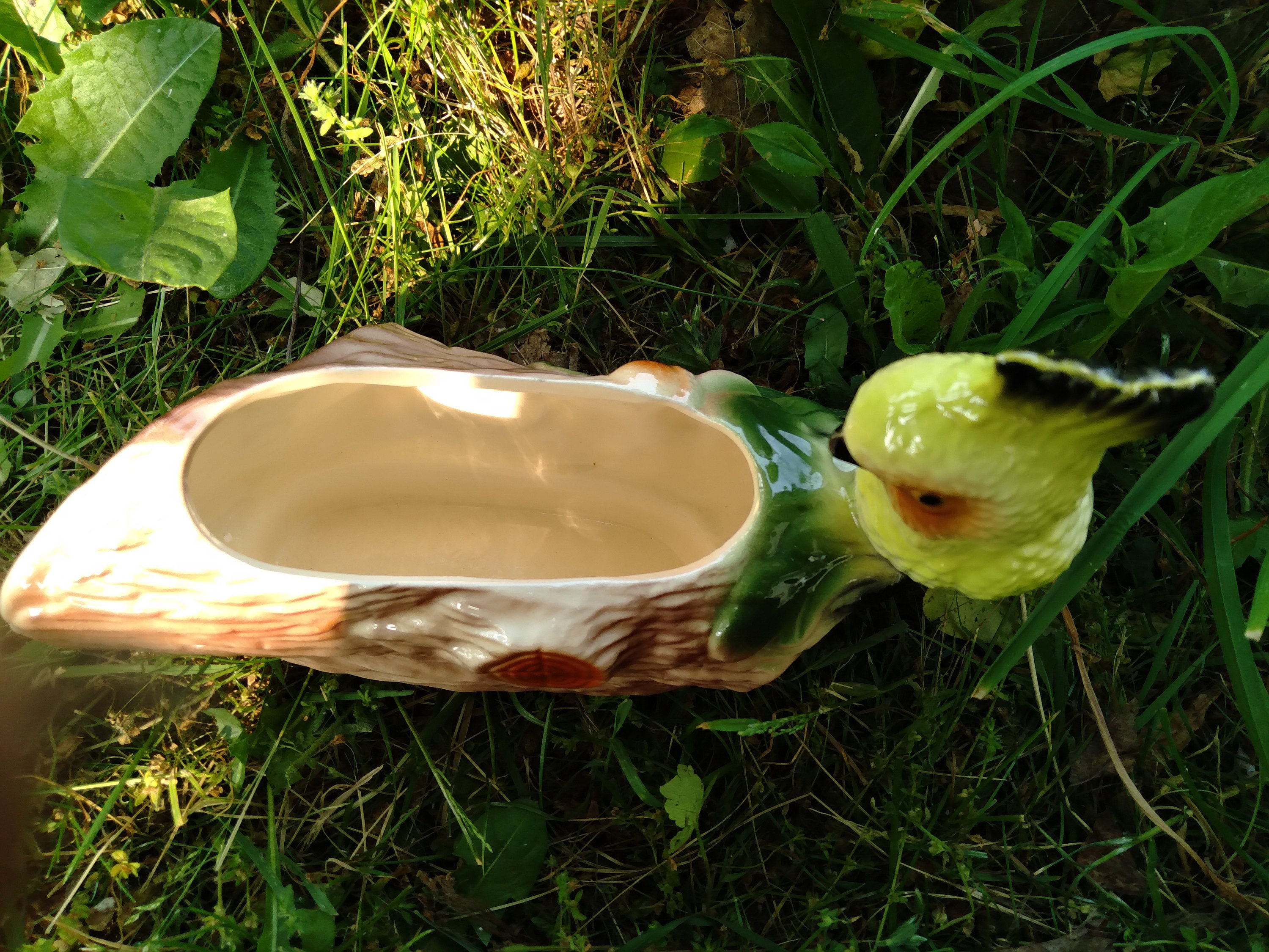 Vintage Ceramic Cockatiel Planter 205 California - Etsy