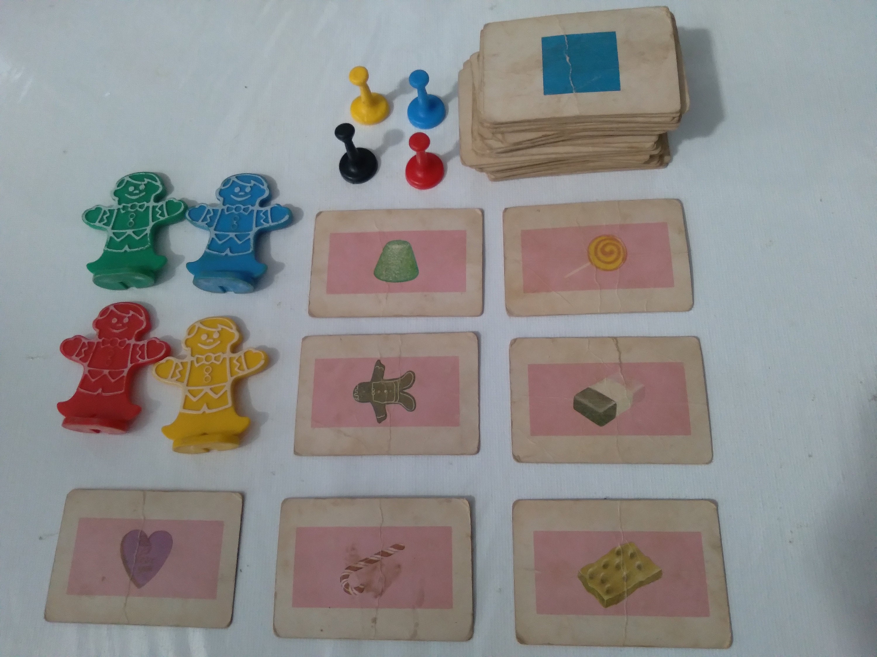 Vintage Candy Land Gaming Cards and Playing Pieces - Etsy