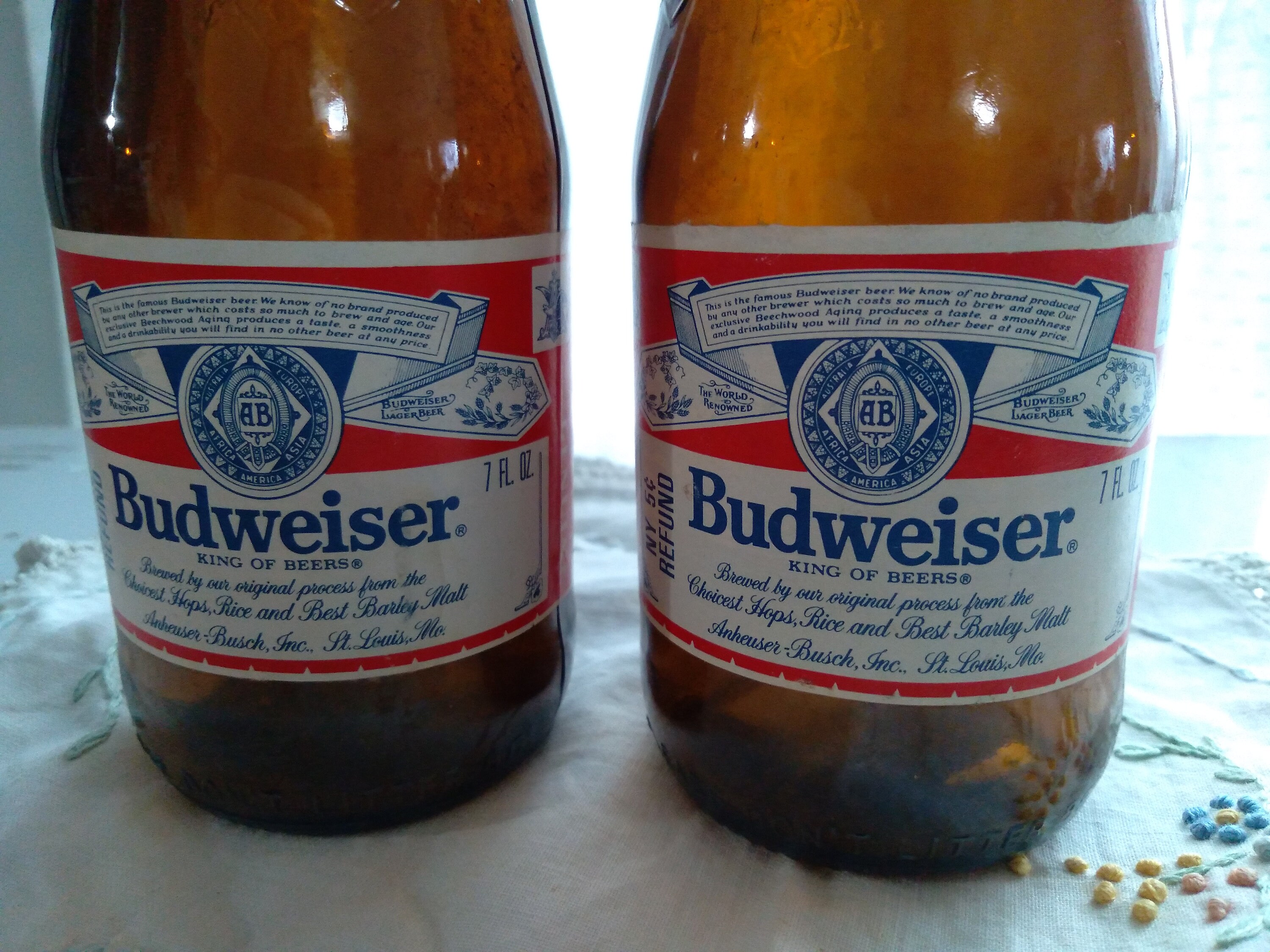 Budweiser 7 Oz. Pony Bottles 1970s - Etsy