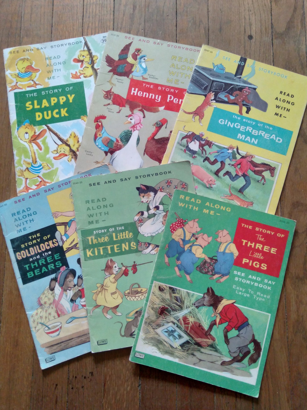 Children's See and Say Read Along Storybooks Set of 6 - Etsy