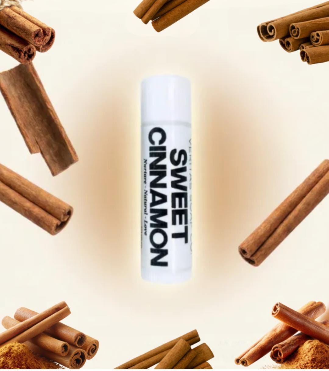 SWEET CINNAMON Lip Balm - Organic Babassu, Castor, Coconut and Cinnamon ...