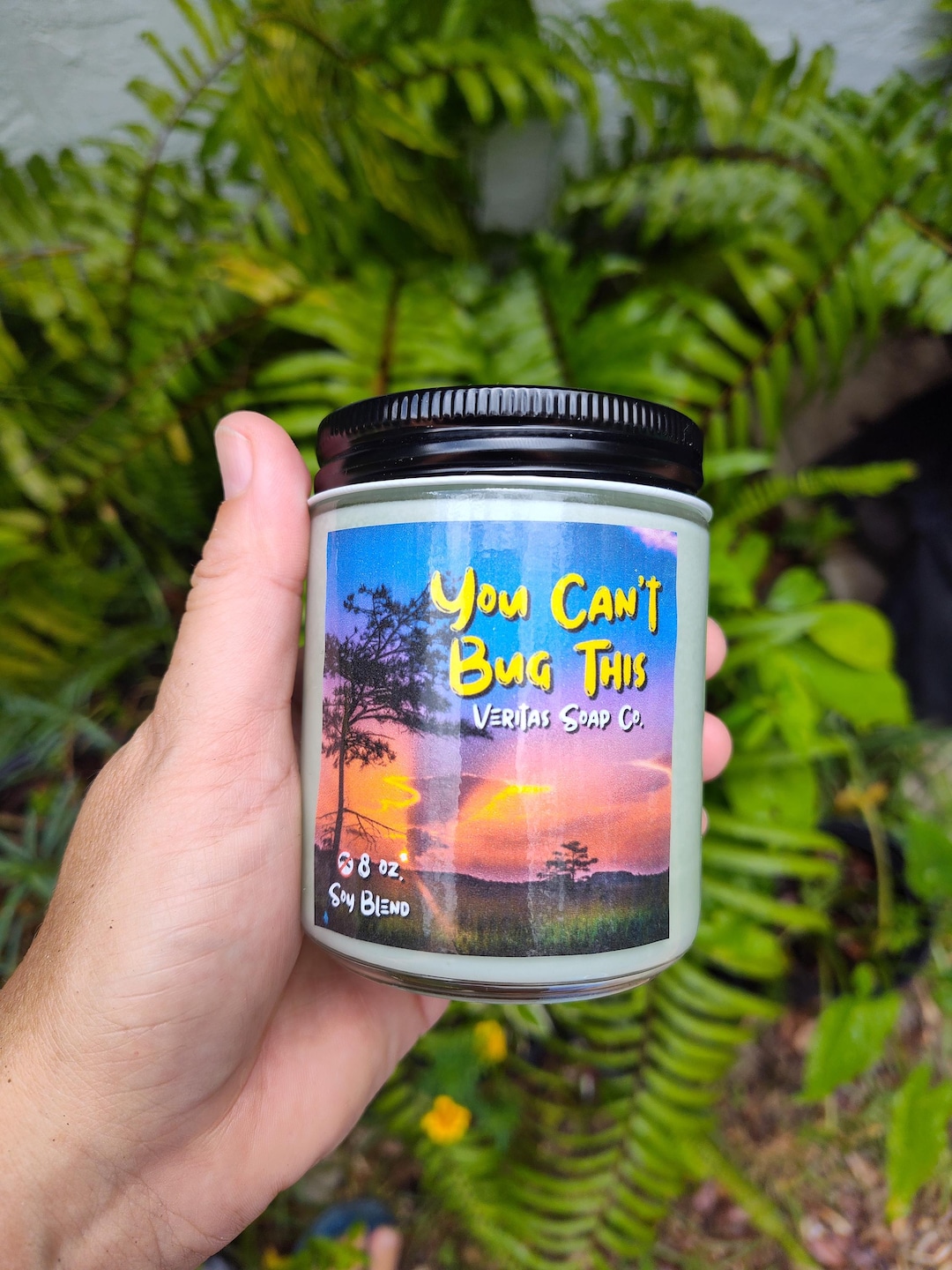 You CAN'T BUG This - Insect Repellent Candle: Lemon Eucalyptus, Soy Wax ...