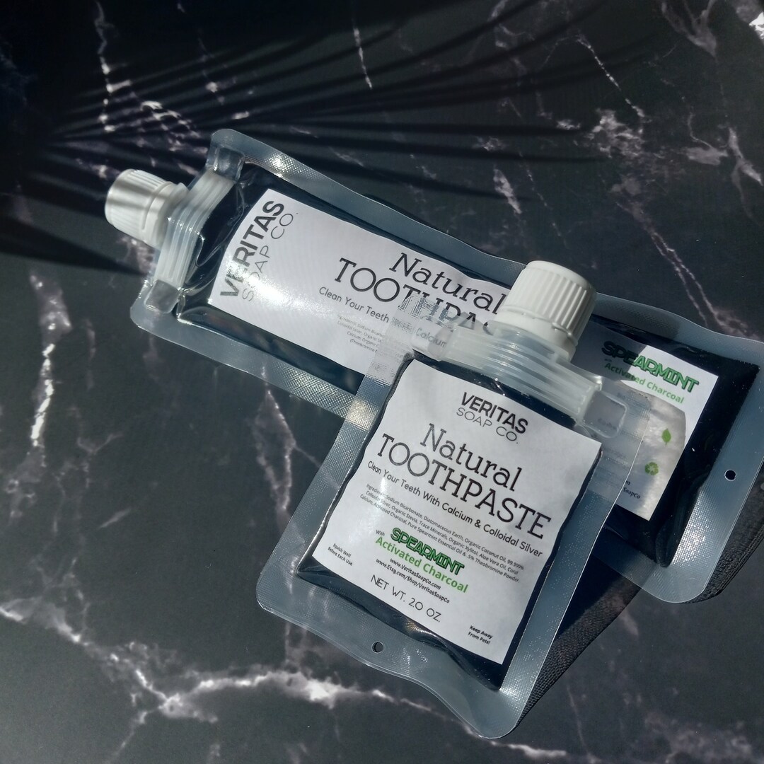 Charcoal TOOTHPASTE - Clean Your Teeth With Colloidal Silver in ...