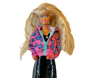 Rappin' Rockin Yo Barbie Doll 1991 Mattel 3248 Rap Music Blonde Barbie ...