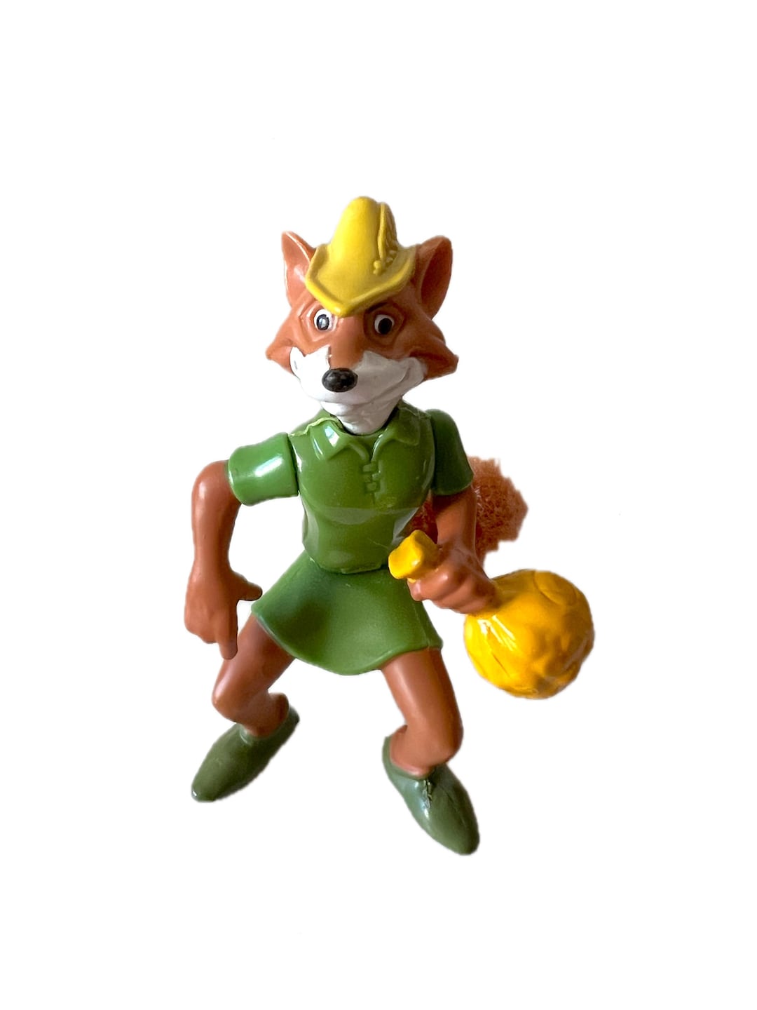 Vintage 1996 Disney Robin Hood Fox Fuzzy Tail Mcdonalds Happy Meal ...