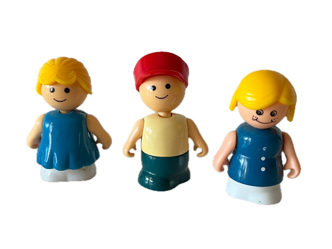 Vintage 1980's Playskool Lil Playmates Blonde Girl Train Conductor ...