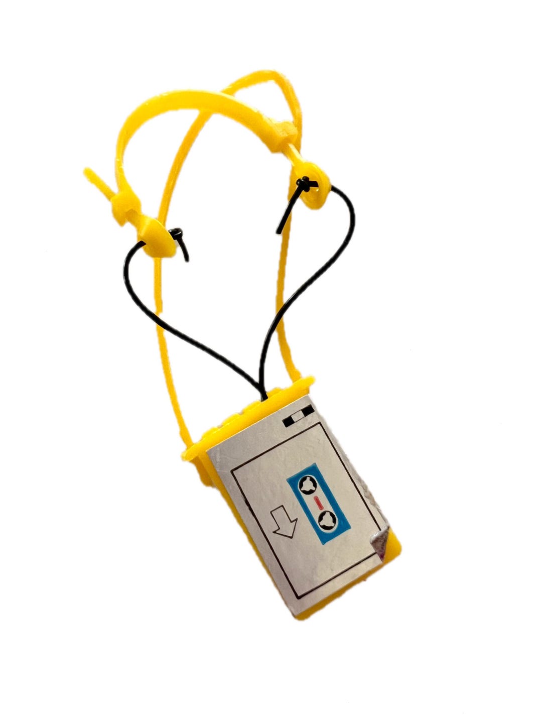 Vintage 1980's Mattel Barbie Yellow Plastic Walkman Headphones Cassette ...