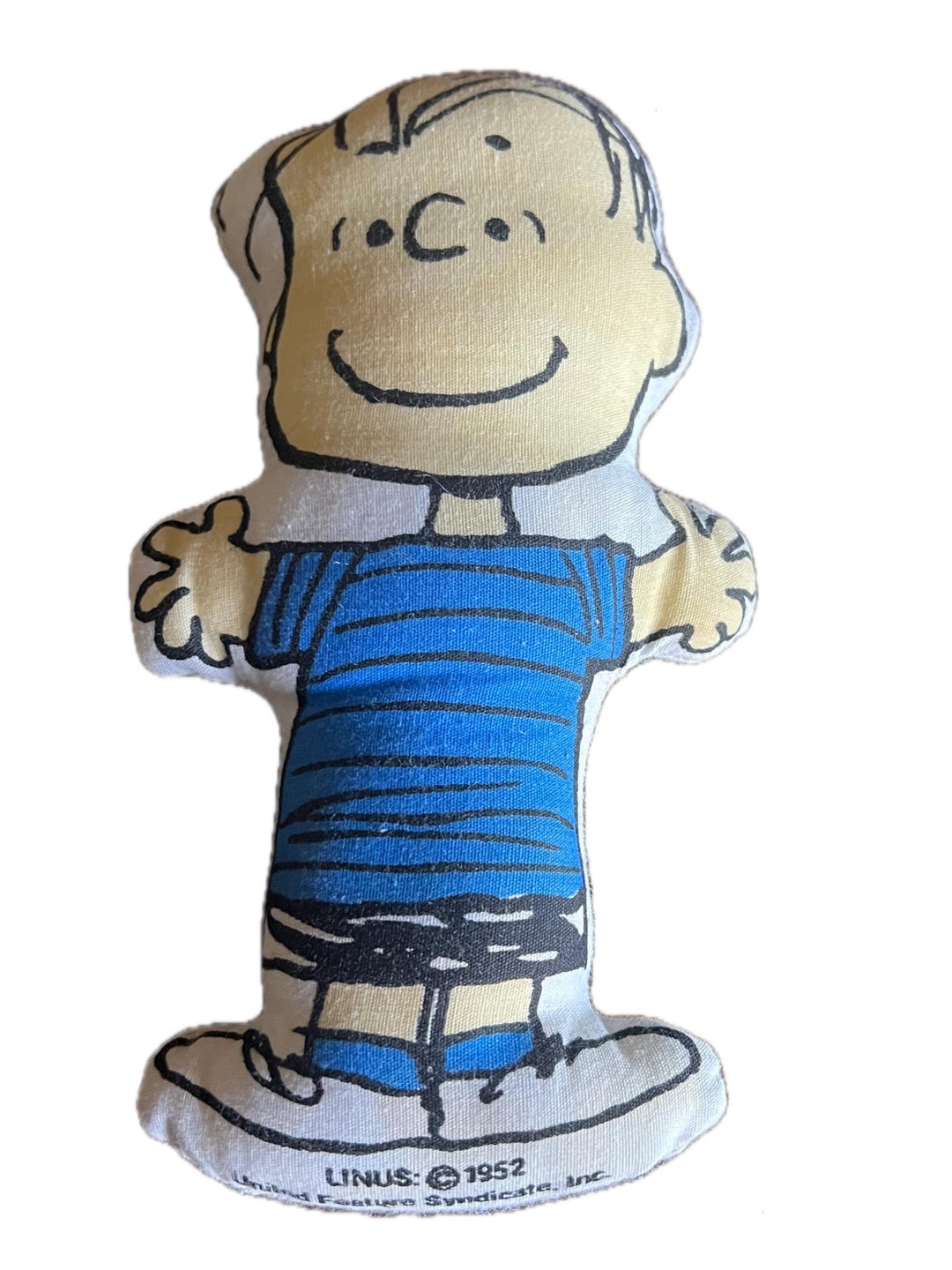 Vintage 1960's Peanuts Linus Pillow Doll Cut Out 7 Plush - Etsy