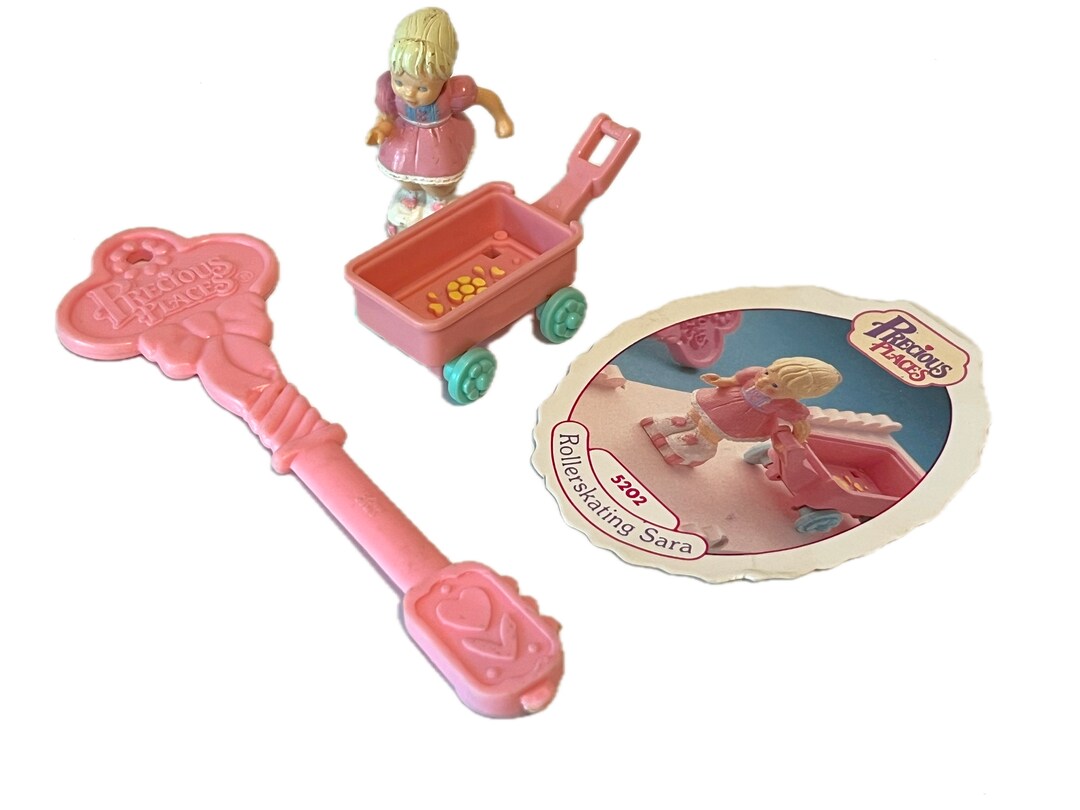 Vintage 1988 80's Fisher Price Precious Places Rollerskating Sara ...