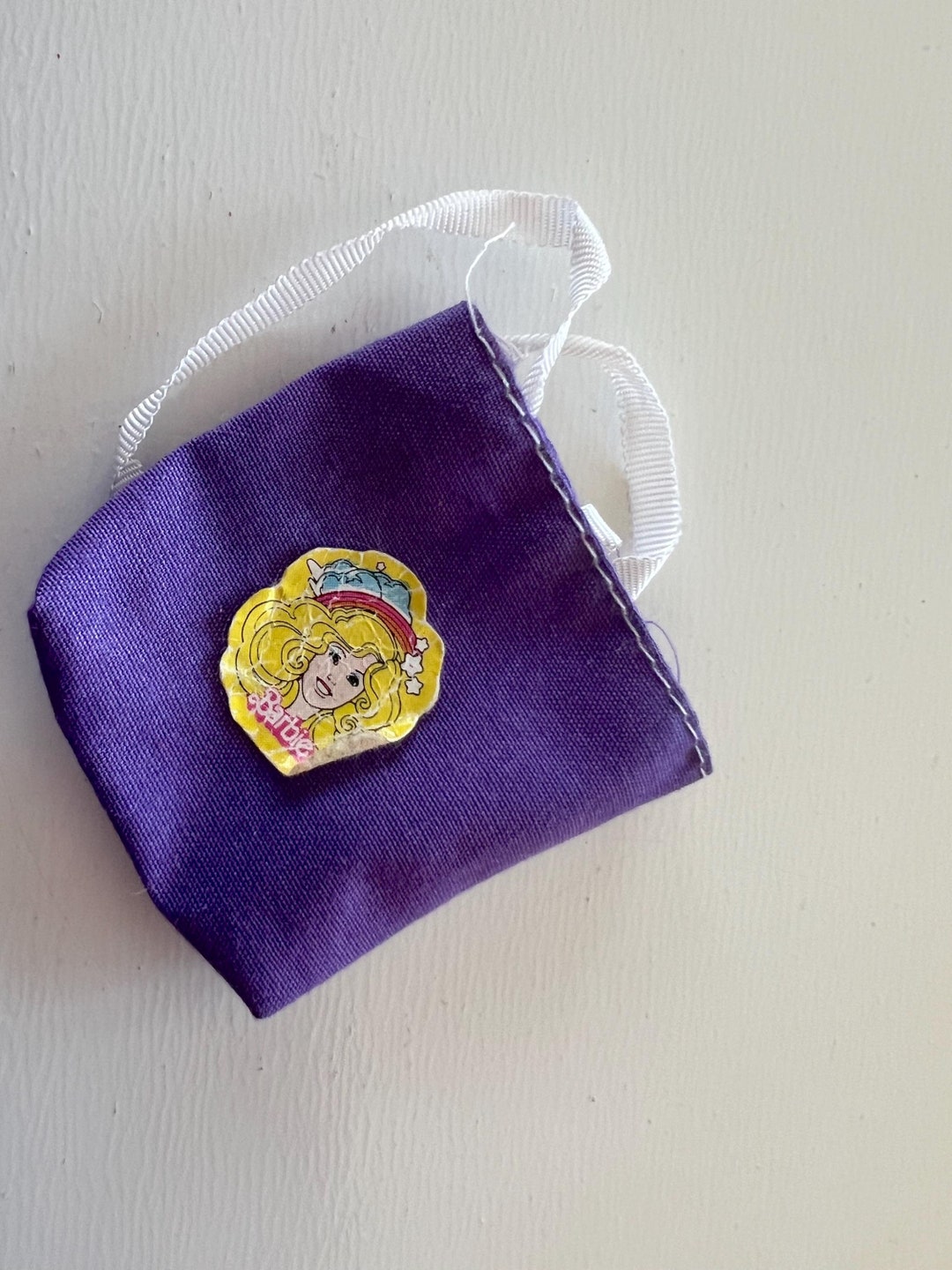 Vintage 1970's Mattel Barbie Purple Backpack Purse With Decal for Doll ...
